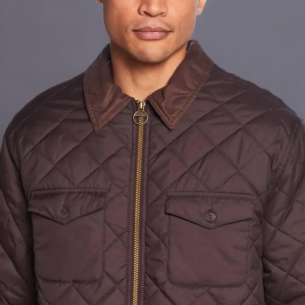 Men's Quilted Barn Jacket - Isaa Croams
